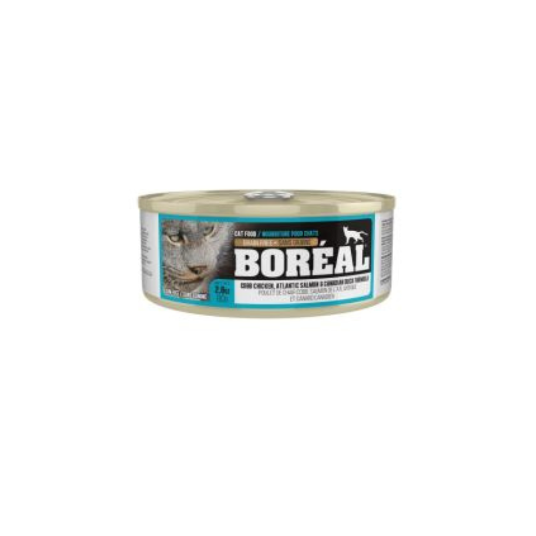 BORÉAL | Chat, Poulet Cobb, saumon et canard – Nature Animale