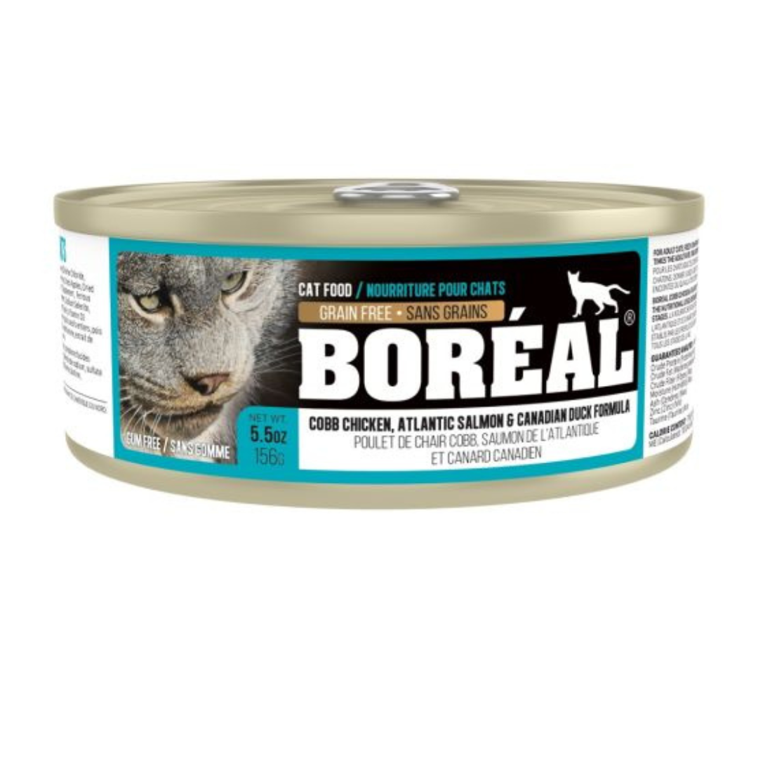 BORÉAL | Chat, Poulet Cobb, saumon et canard – Nature Animale